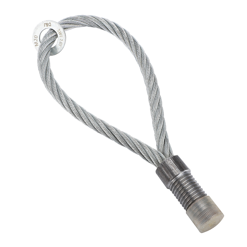 Steel Wire Rope Loops For Construction Lifting - Buy Threaded ...